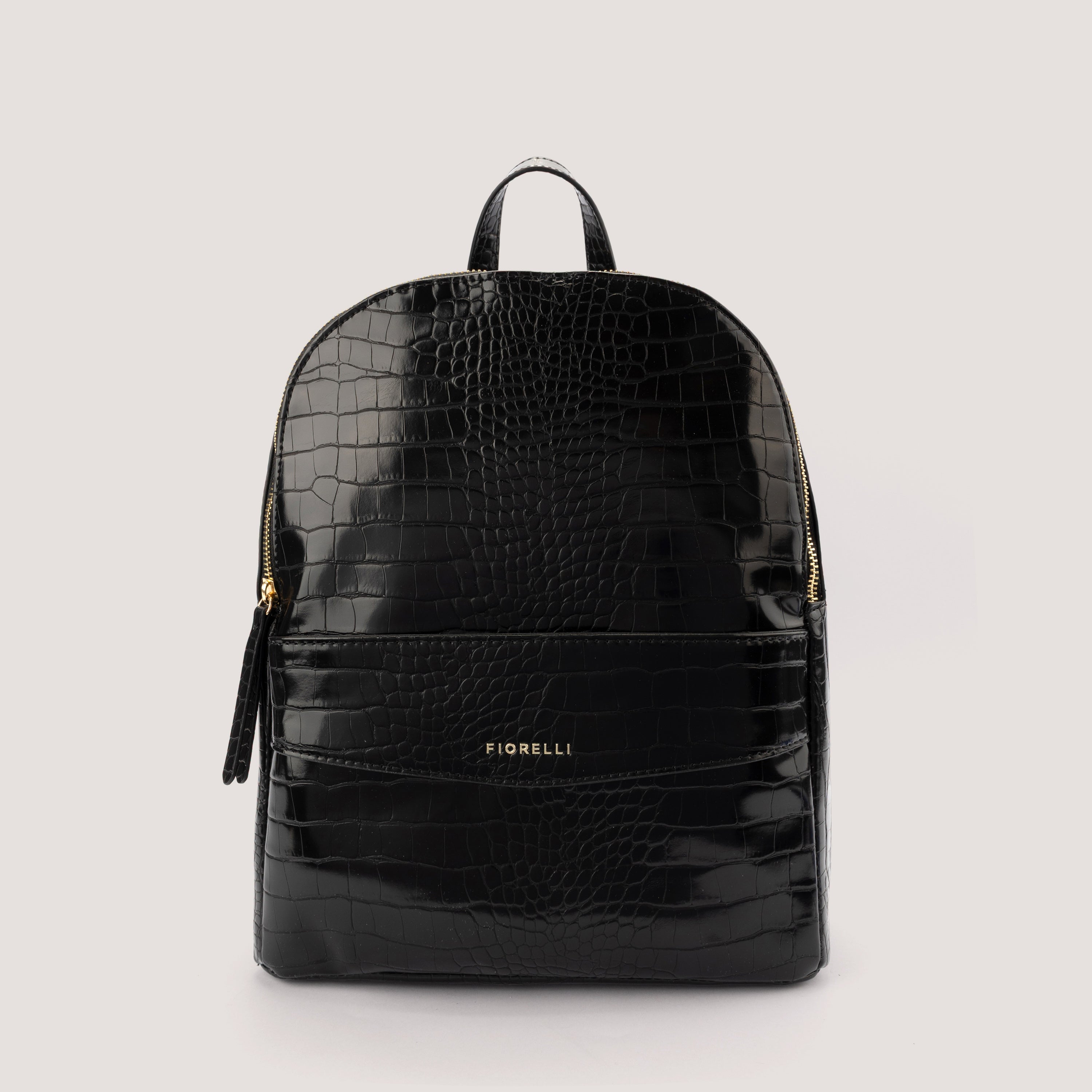 Trenton Backpack | Black Croc – Fiorelli.com