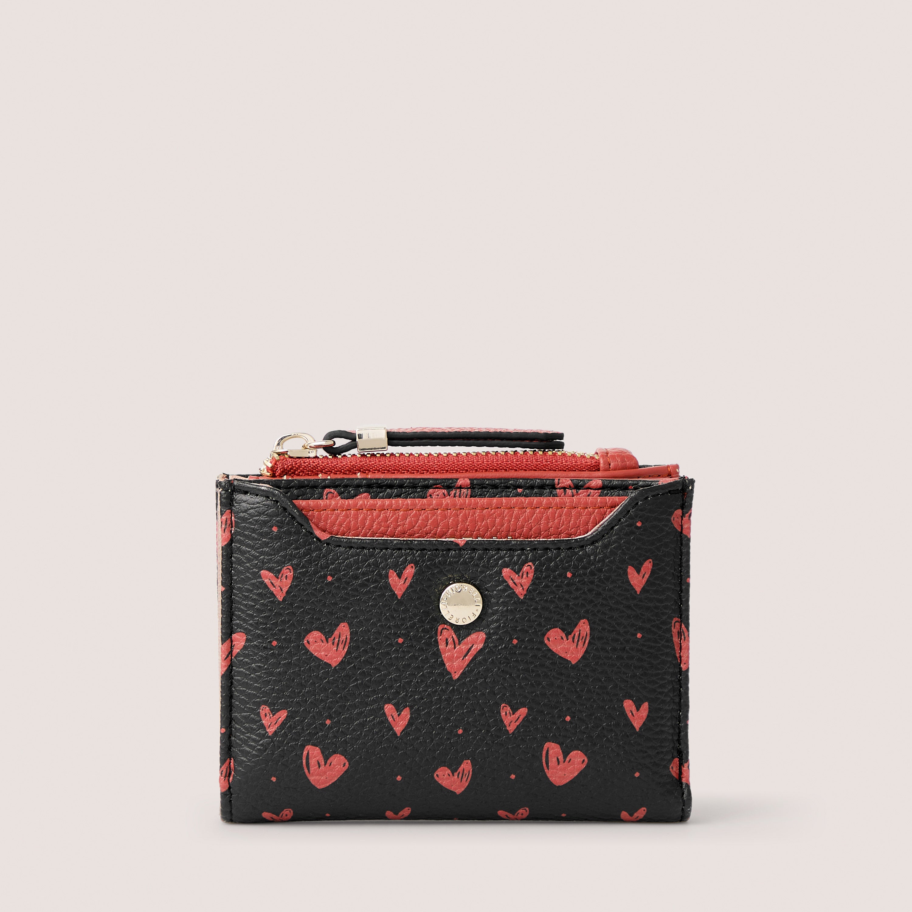 Aubrey Cardholder Wallet | Scattered Heart Print – Fiorelli.com