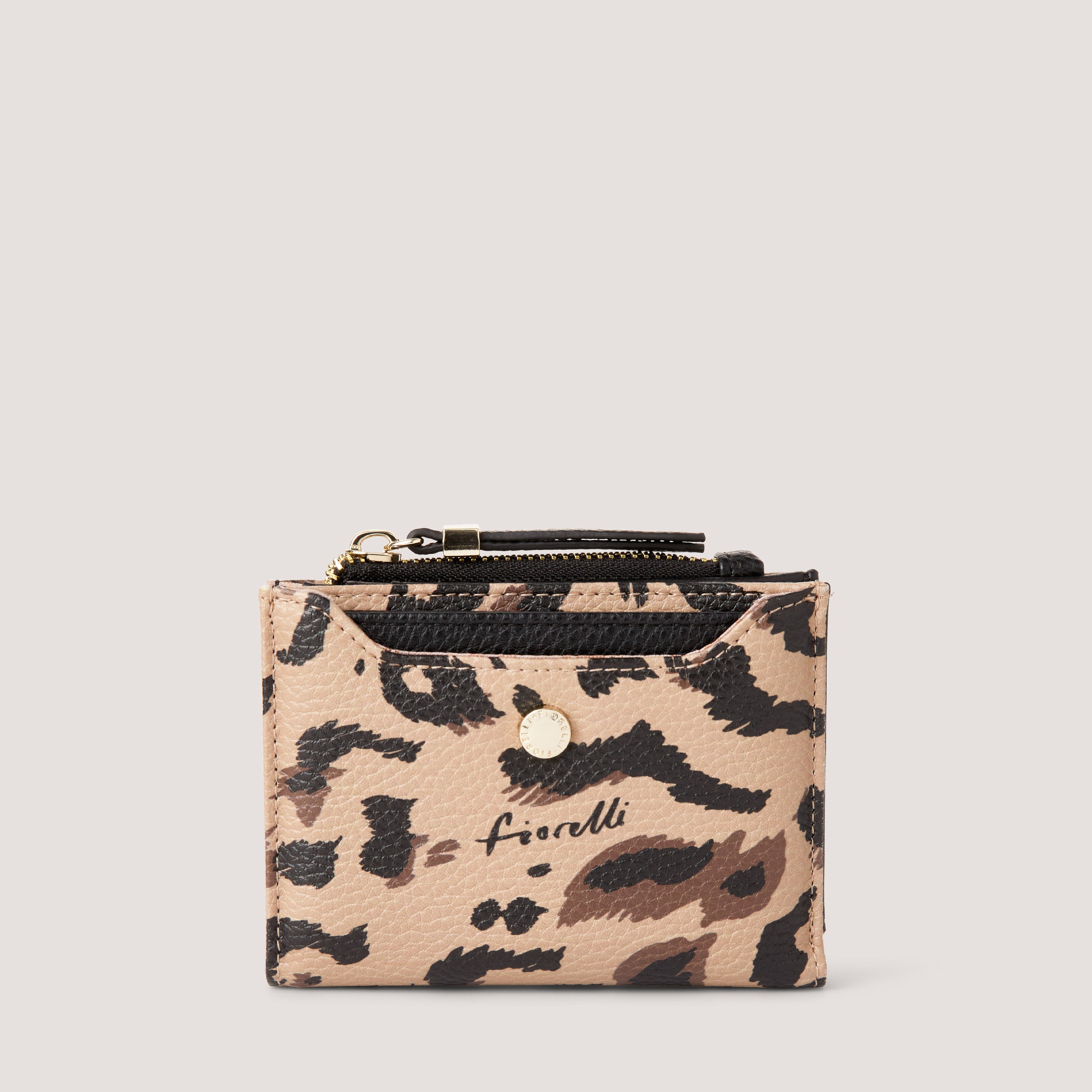 Aubrey Cardholder Wallet | Leopard Print – Fiorelli.com
