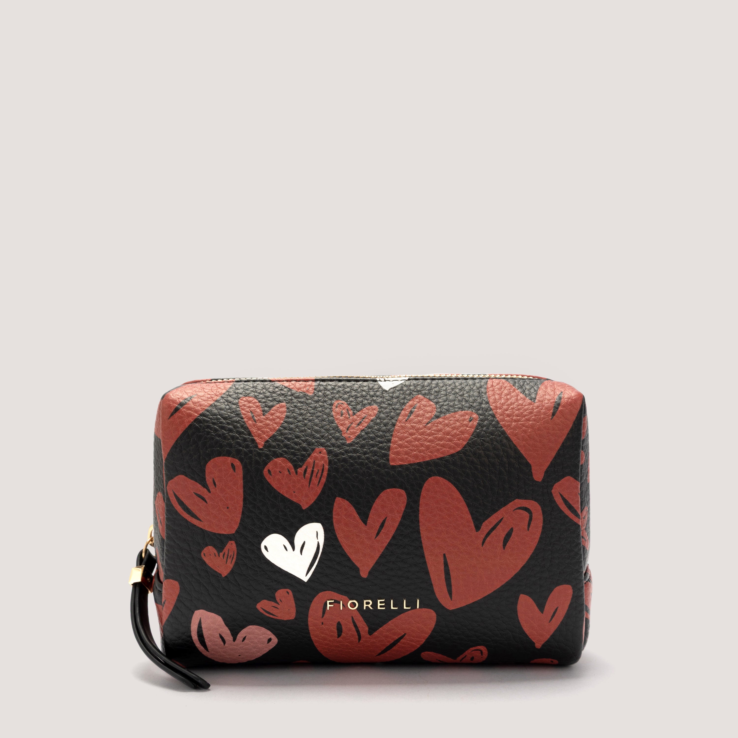 SADIE LARGE COSMETIC CASE | HEART PRINT – Fiorelli.com